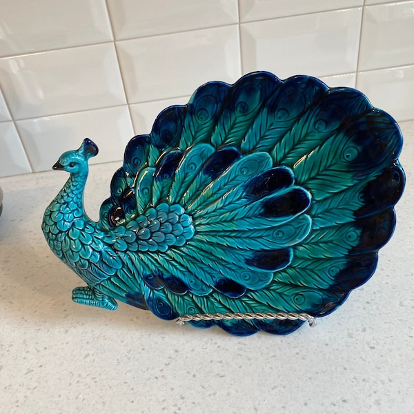 Peacock Plate - Etsy