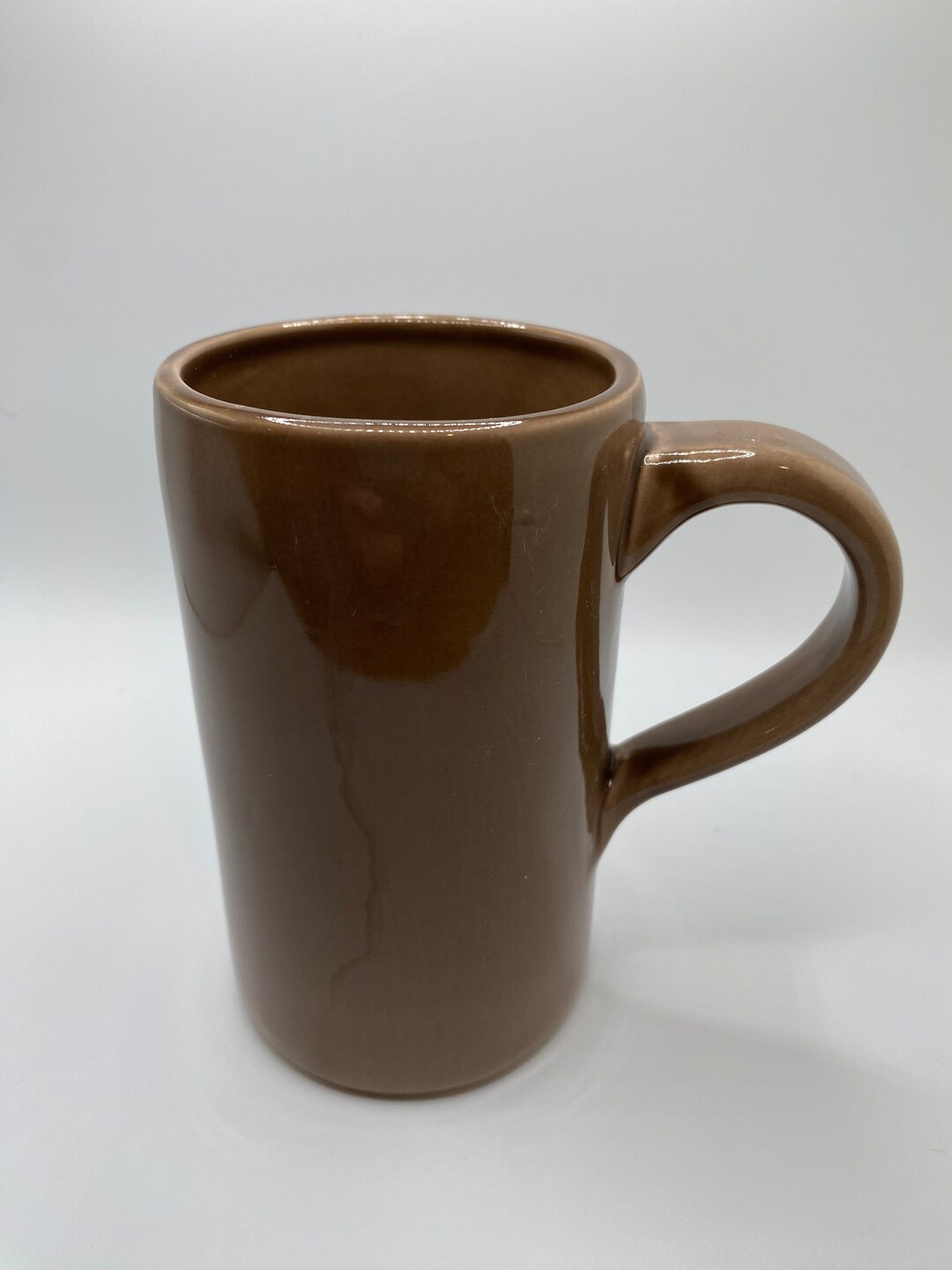 Pottery Barn Studio Barbara Eigen Tall Brown Coffee Mugs - Etsy