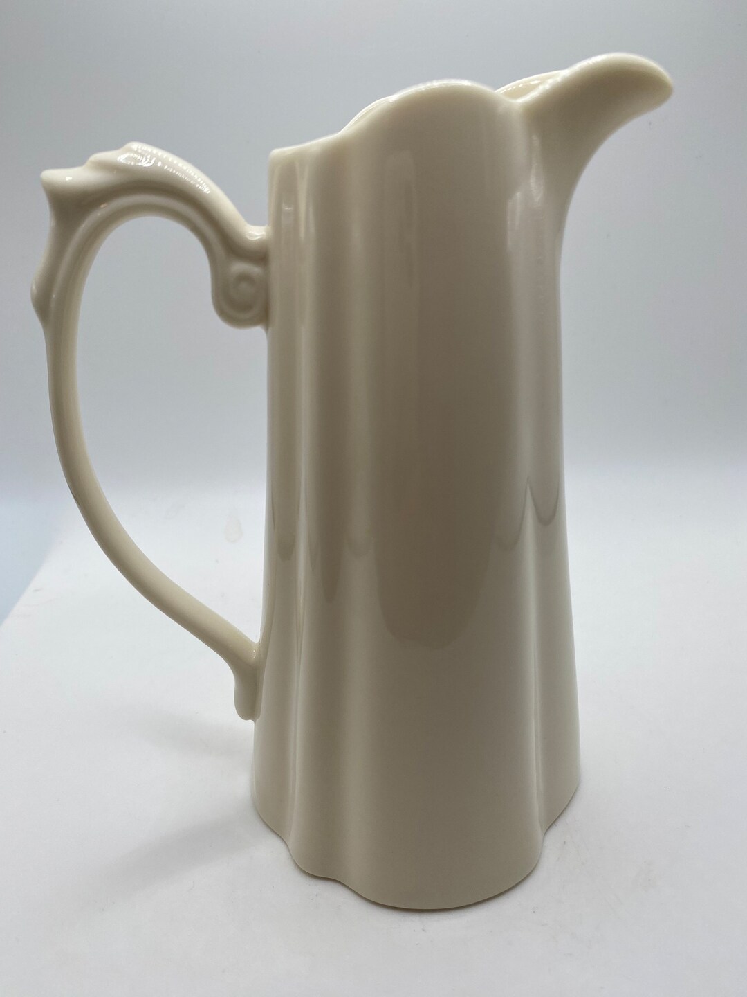 Elegent Vintage I GODINGER & CO. Ivory Porcelain Pitcher - Etsy