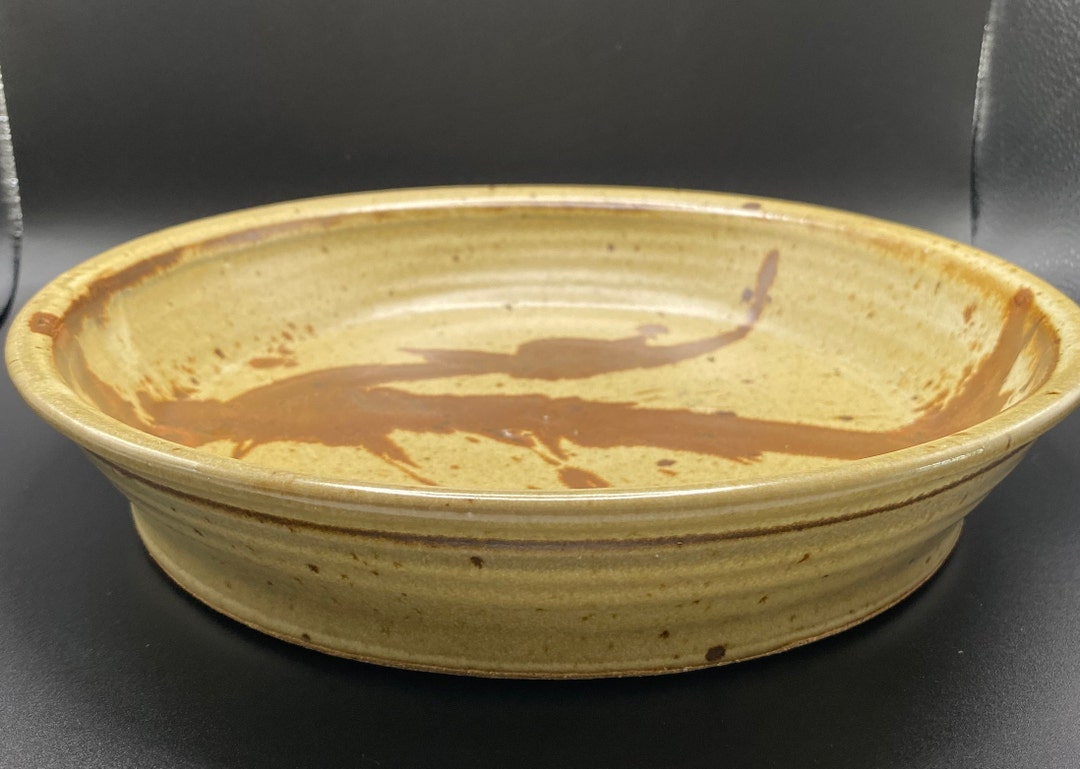 10 Shallow Stone Ware Bowl With 5 Stoneware Bowls - Etsy