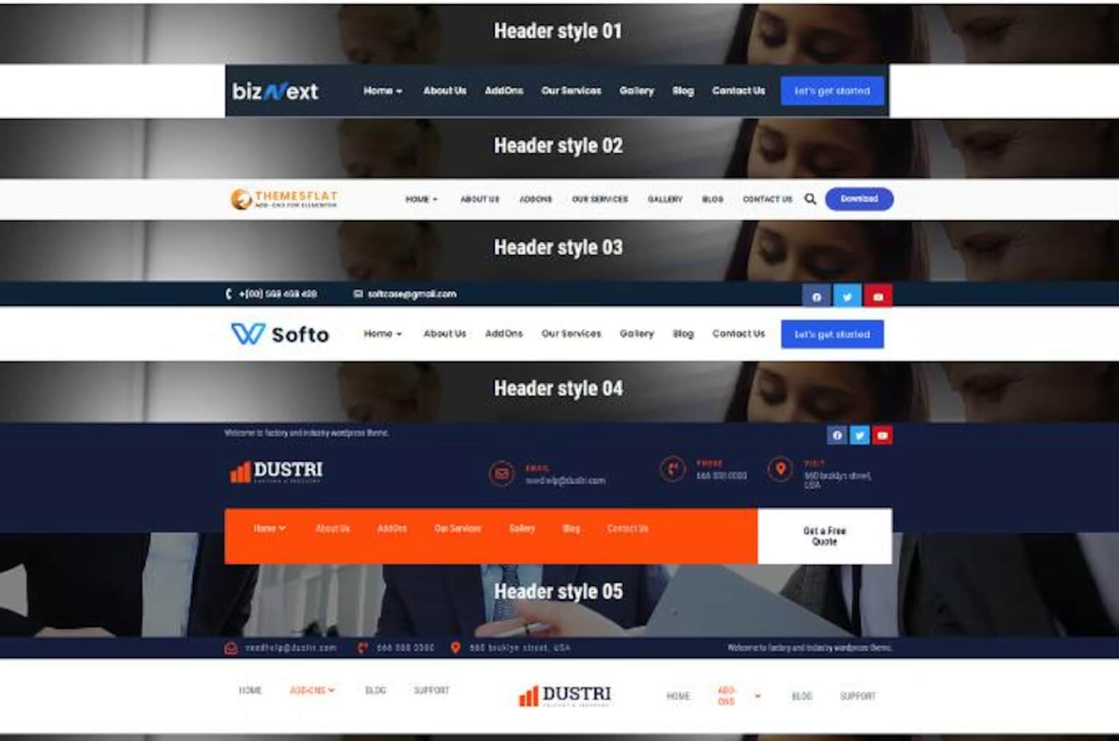 Elementor Header Footer Builder Addon: Website Design Templates - Etsy