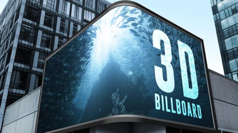 3D Billboard Mockup for After Effects | After Effects 3D Billboard Template | 3D Outdoor ...