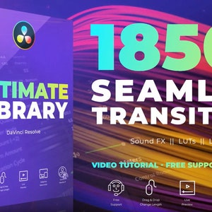 Davinci Resolve Seamless Transitions: 50+ Effects (digital Download) - Etsy
