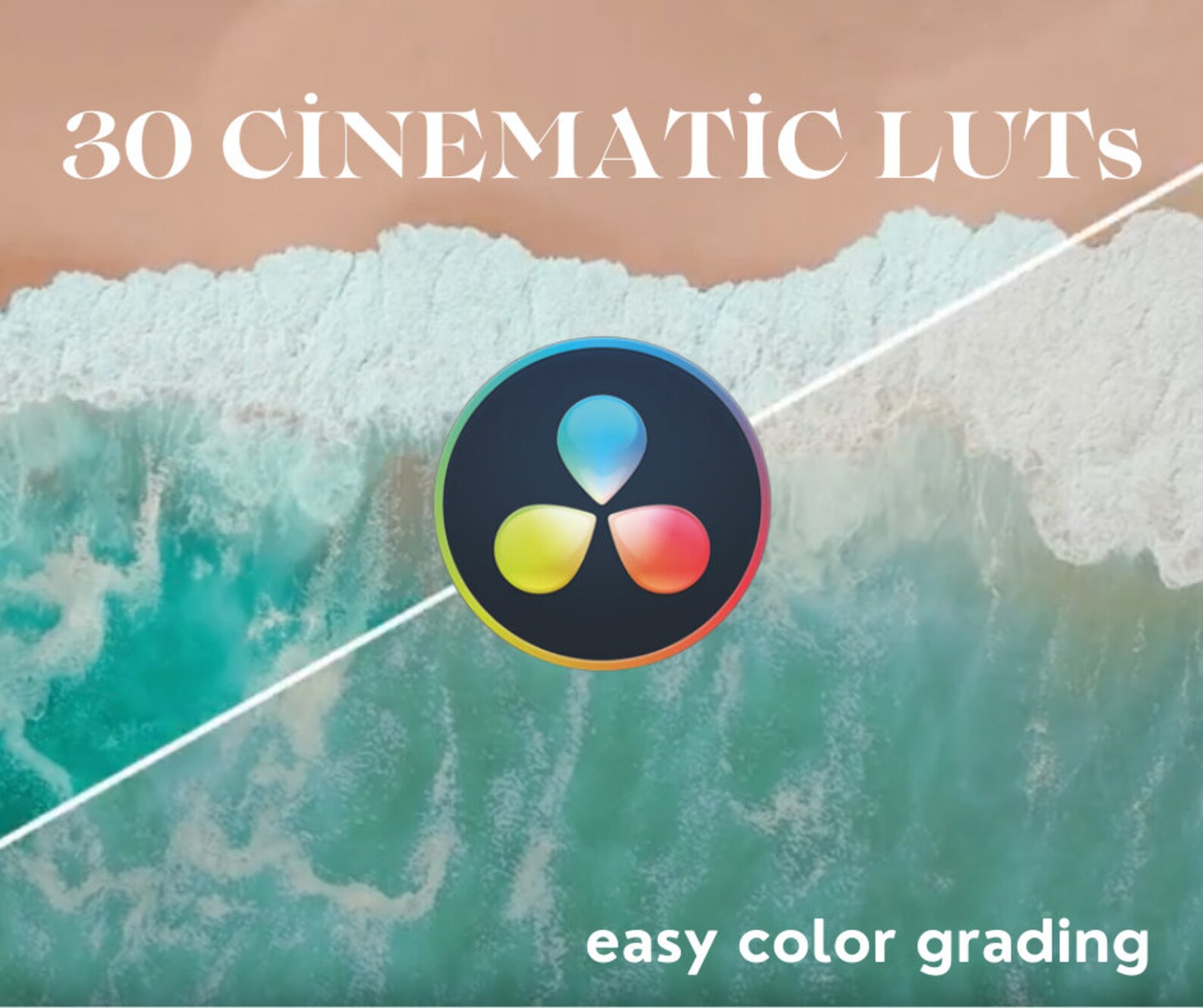 30 Cinematic Luts for Davinci Resolve Color Grading (digital Download ...