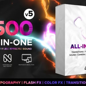 2500 After Effects Transitions Library: All-in-one Mega Pack - Etsy
