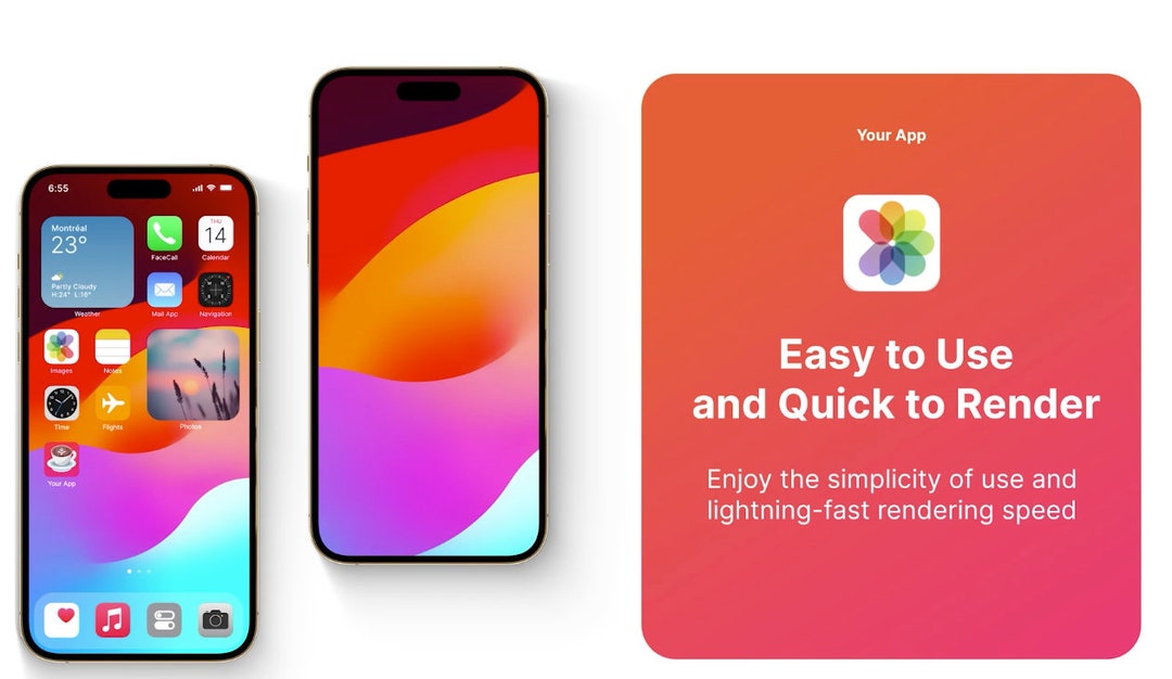 Phone 15 Pro App Promo: After Effects Template - Etsy