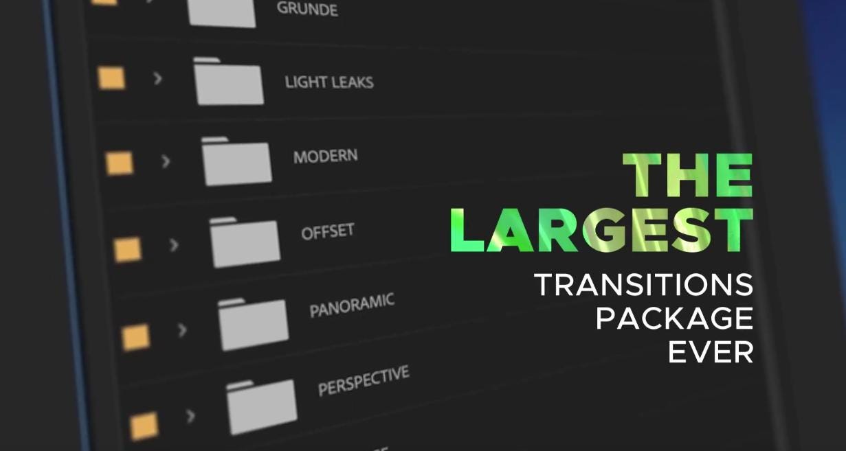 Premiere Pro Transitions: 4000+ Mega Pack - Etsy