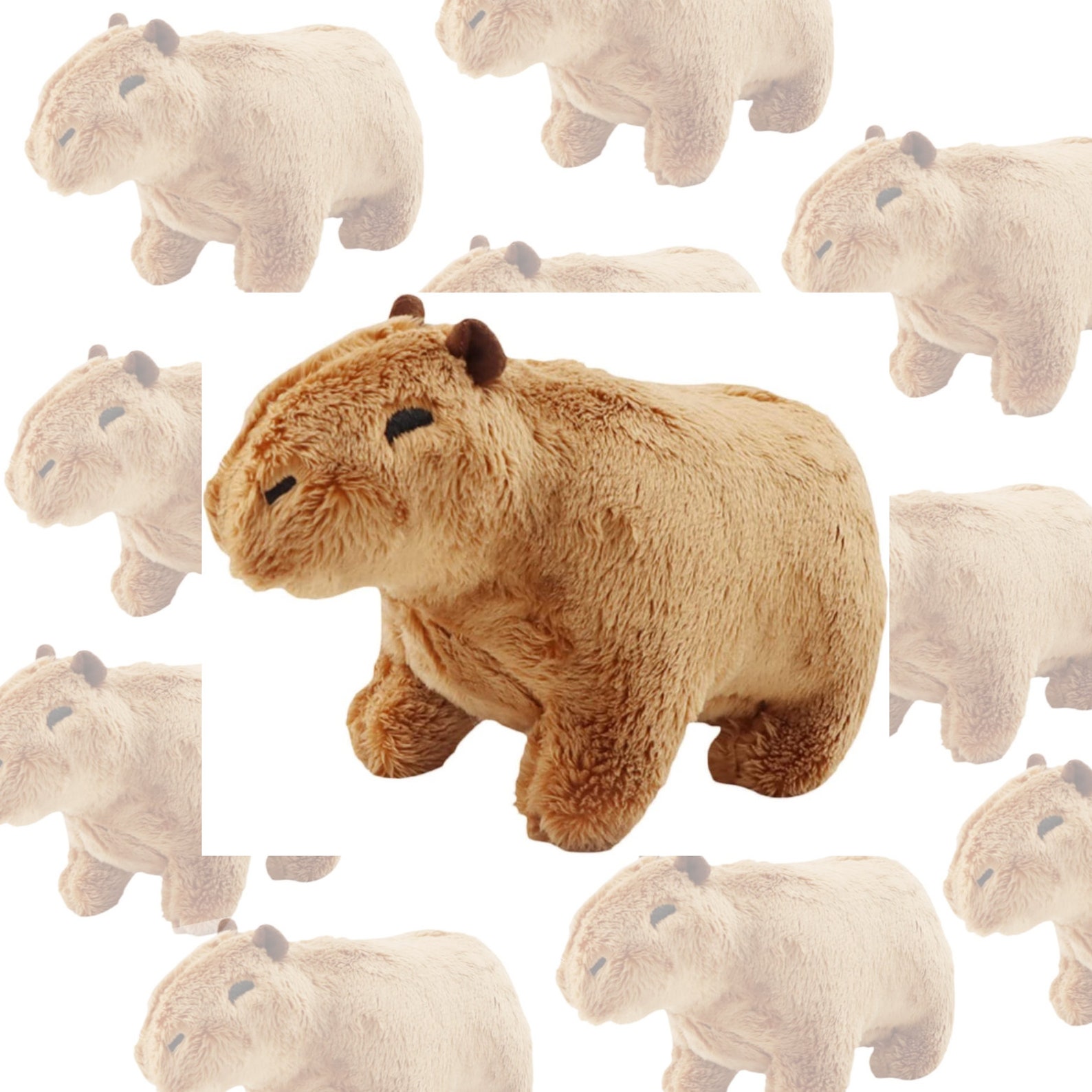 Capibara juguete de peluche de capibara peluche de capibara - Etsy México