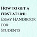 Essay Guide & Fillable Handbook Bundle | University, College Student - Etsy
