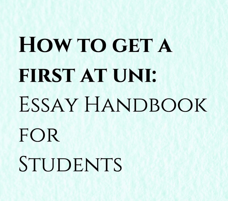 Essay Guide & Fillable Handbook Bundle | University, College Student - Etsy