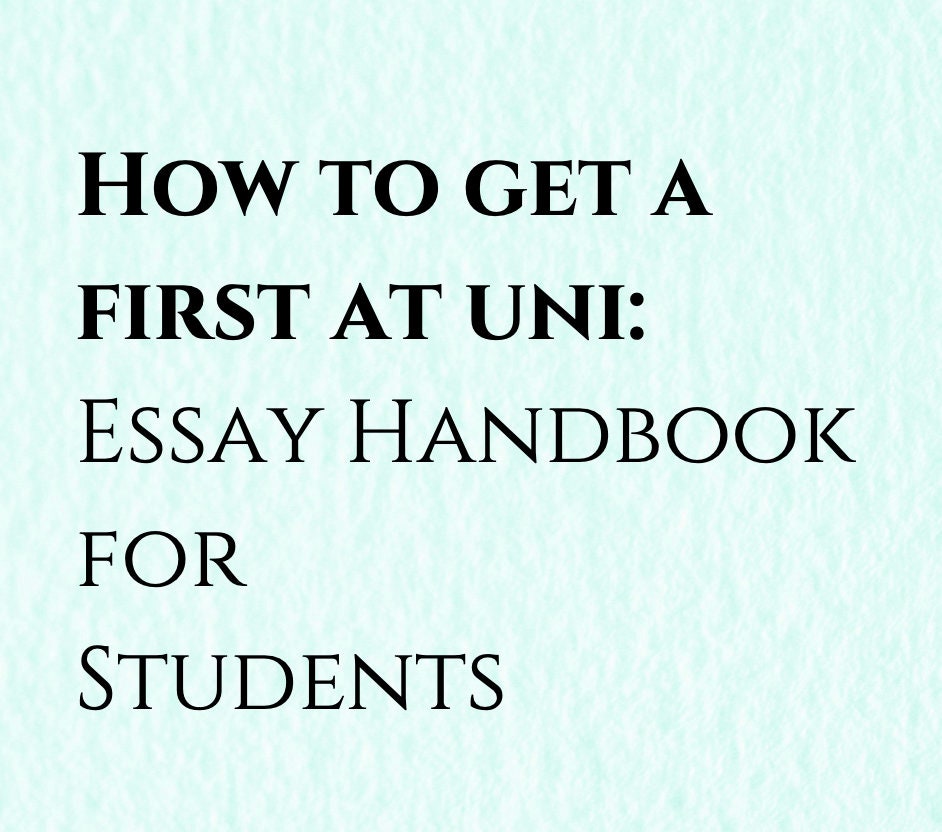 Essay Guide & Fillable Handbook Bundle | University, College Student - Etsy