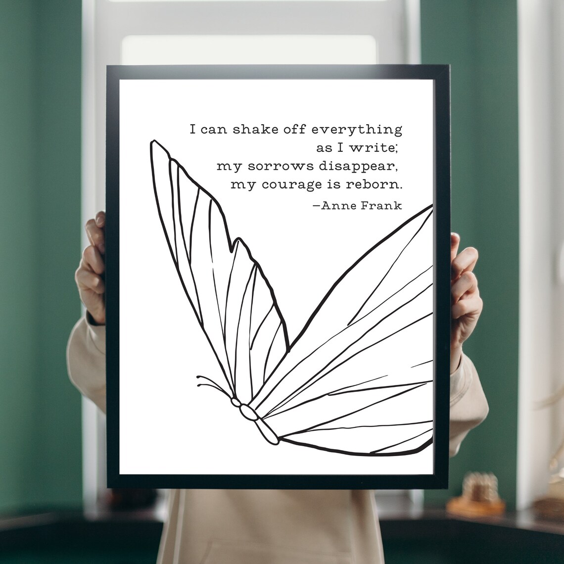 Anne Frank Quote Poster | Digital Download - Etsy