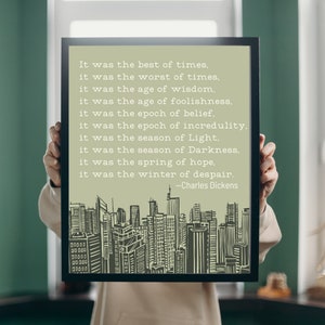 Charles Dickens Quote Poster | Digital Download - Etsy UK
