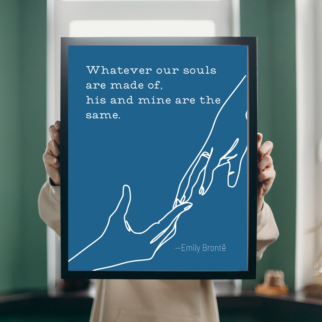 Emily Brontë Quote Poster | Digital Download - Etsy