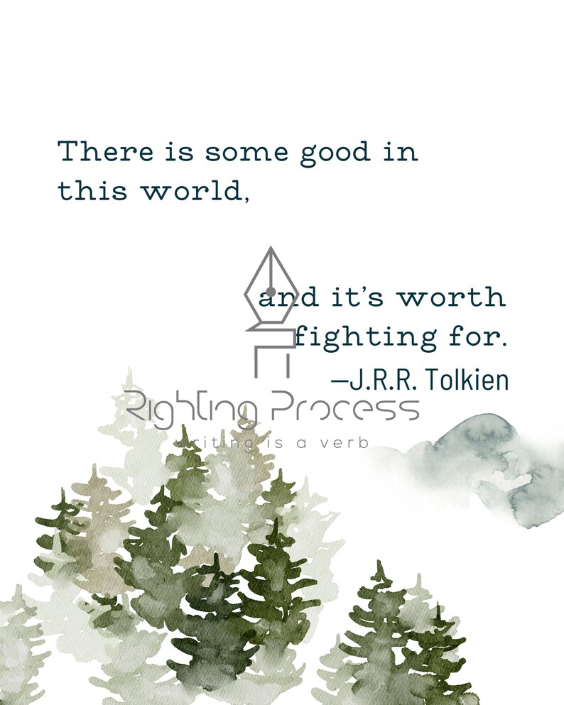 J.R.R. Tolkien Quote Poster | Digital Download - Etsy