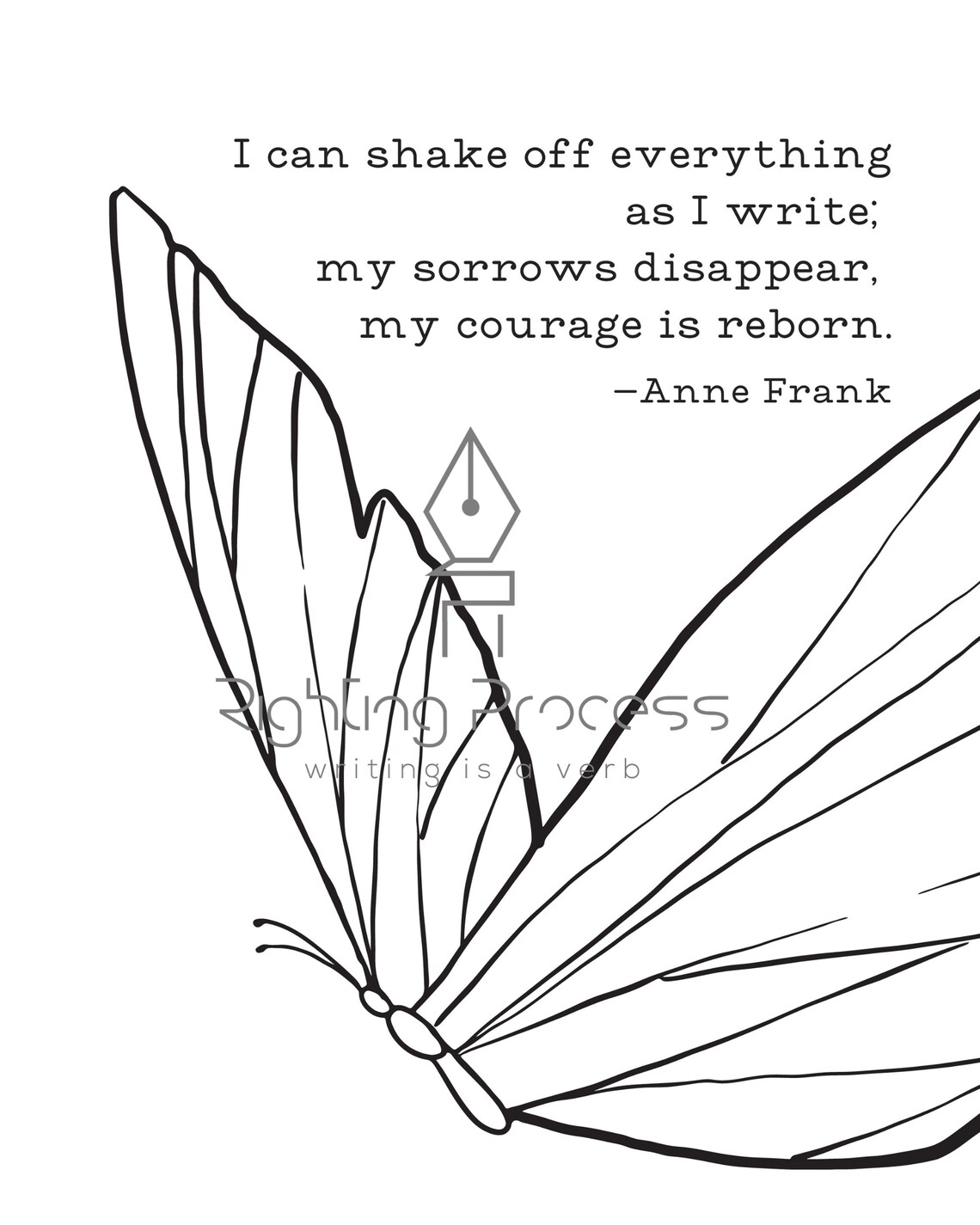 Anne Frank Quote Poster | Digital Download - Etsy