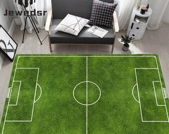 Football Themed Rug - Etsy