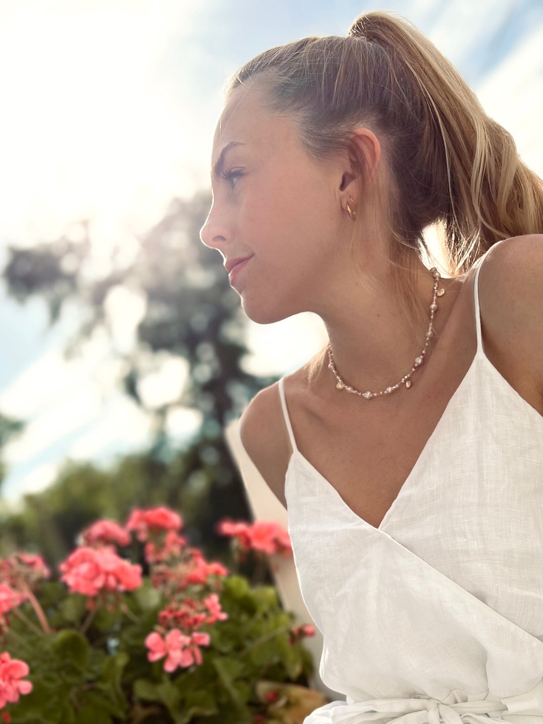 The Pitaya Pearl Necklace - Etsy