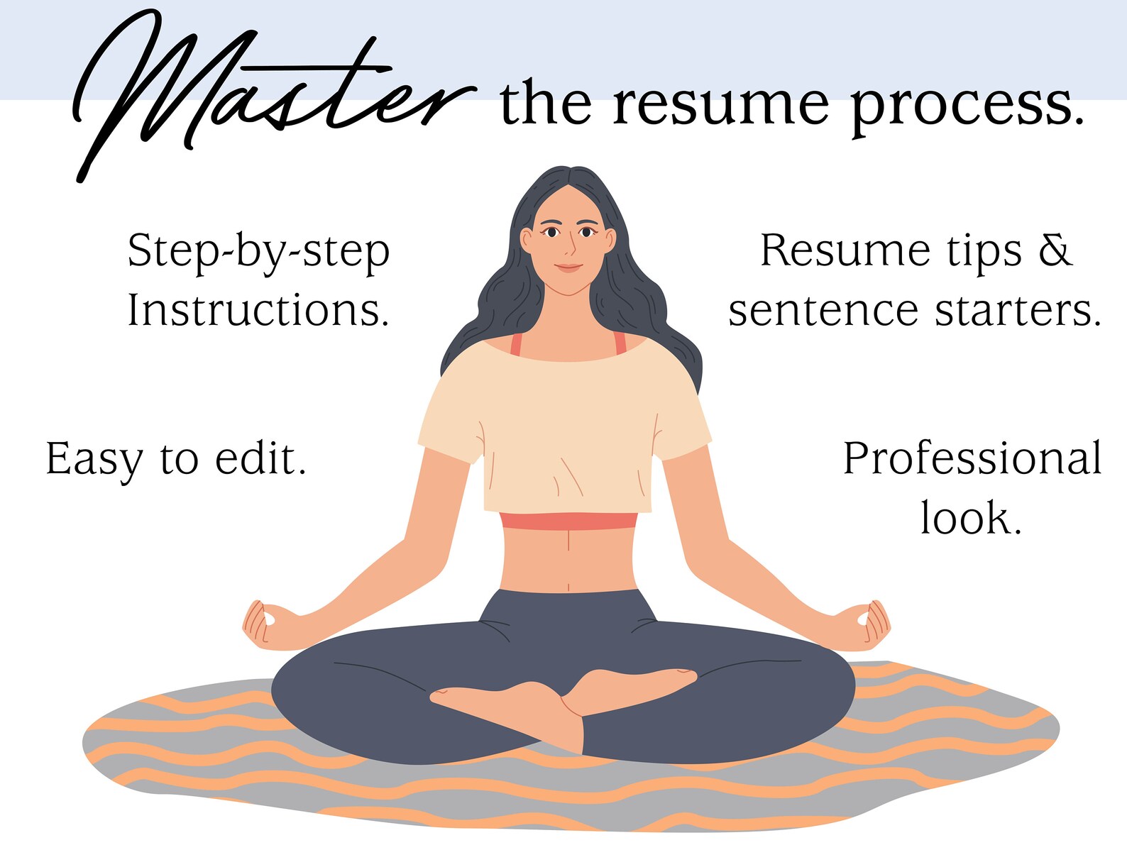 Resume Template, Professional Resume Template for Pages, Word & Google Docs, ATS, Clean Modern ...