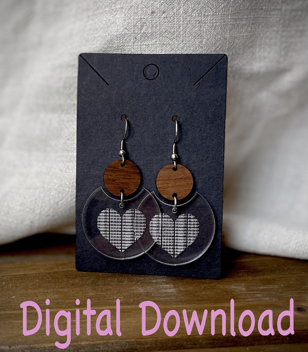 Svg Binary Code Fuck Hidden In Binary Code Earring Files Binary Heart 7649