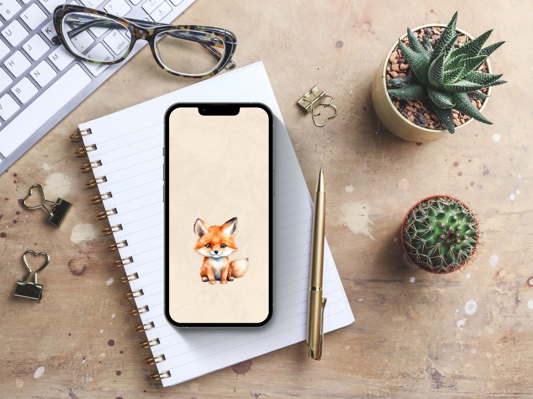 Fox Phone Wallpaper, Little Fox Wallpaper, Cute Fox Phone Wallpaper ...