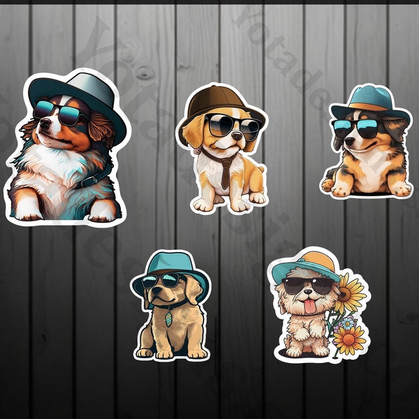 Stickers de perros - Etsy México