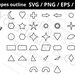 Basic Shape SVG Bundle, 38 Shapes, Star Svg , Clipart, Circle Shapes ...