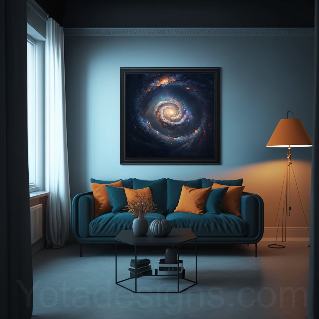 Cosmic Wall Art, AI Art Prints, Cosmic Wall Decor, Digital Space ...