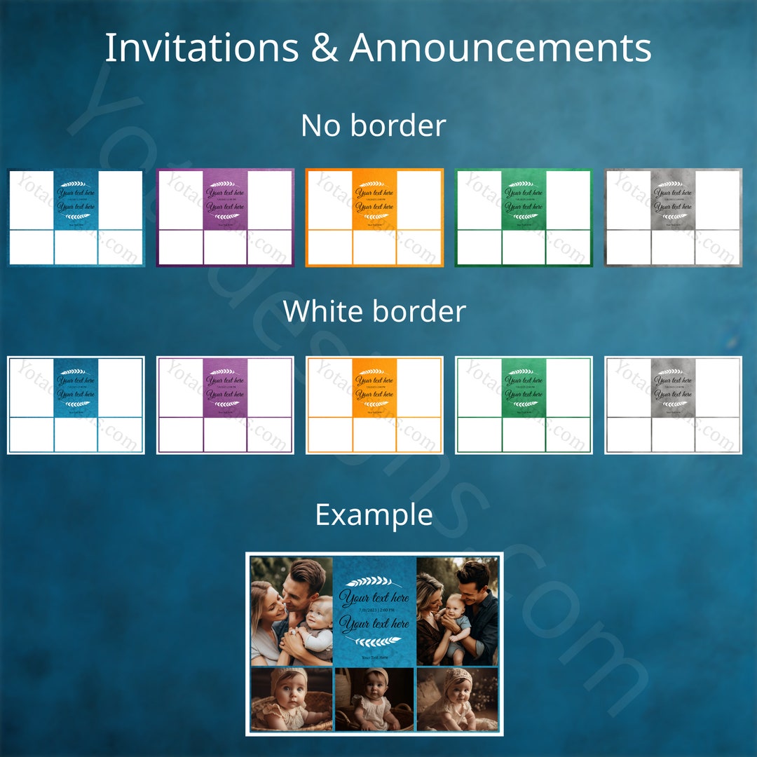 Custom Invitations and Announcements for Life's Special Moments ...