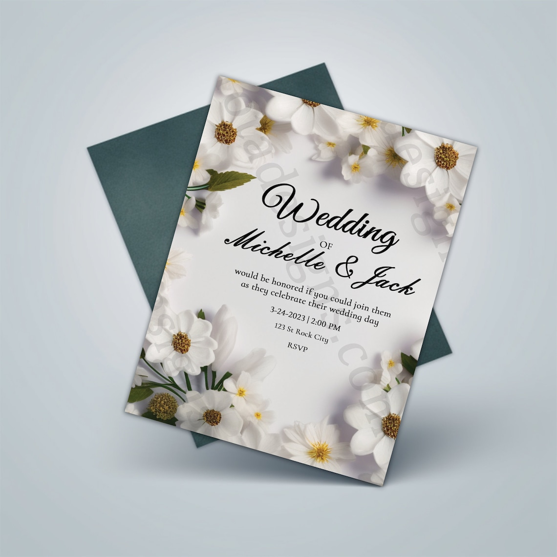 Digital Wedding Invitation Template Printable Wedding - Etsy