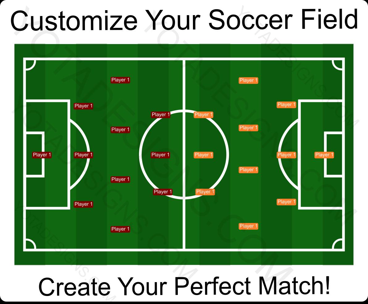 Soccer Field, Soccer SVG, Cutting Files, Clip Art, DXF, Eps, Png ...