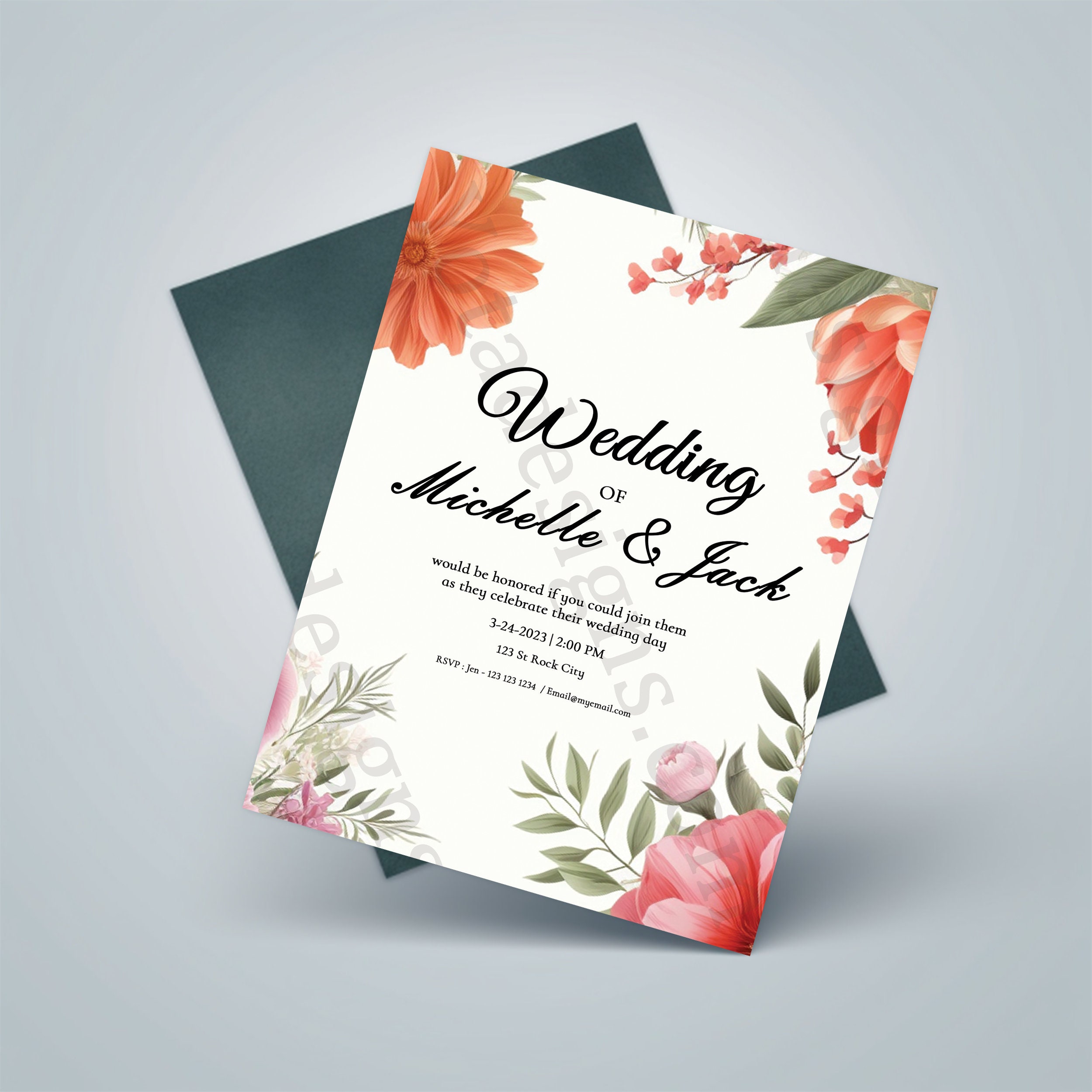 Blank Wedding Cards Images