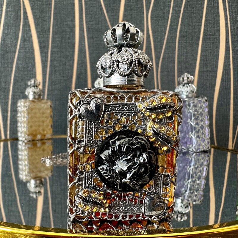 Rose Perfume Bottle - Etsy