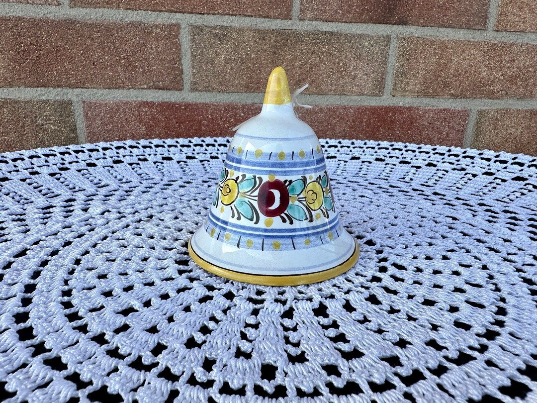 Hand Painted Ceramic Bell - Unique Home Decor Accent - Etsy