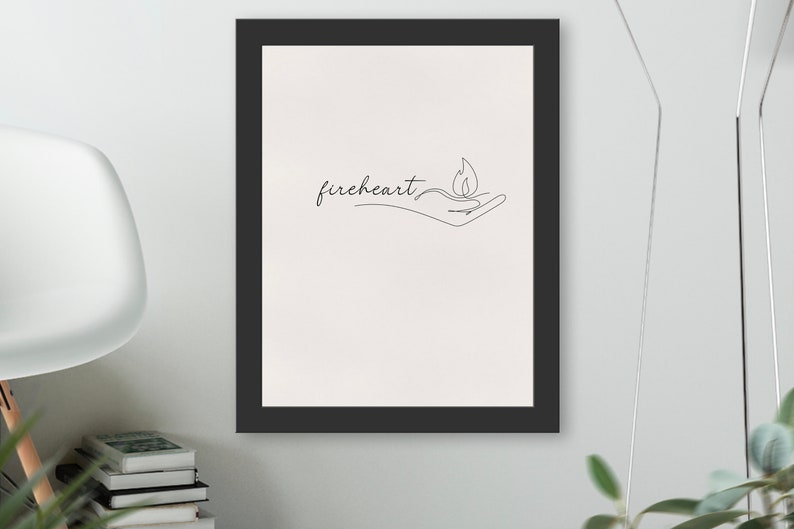 Throne of Glass Book Poster Fireheart Sarah J Maas - Etsy UK