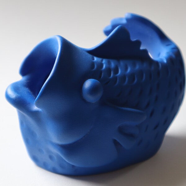 Blue Fish Vase - Etsy