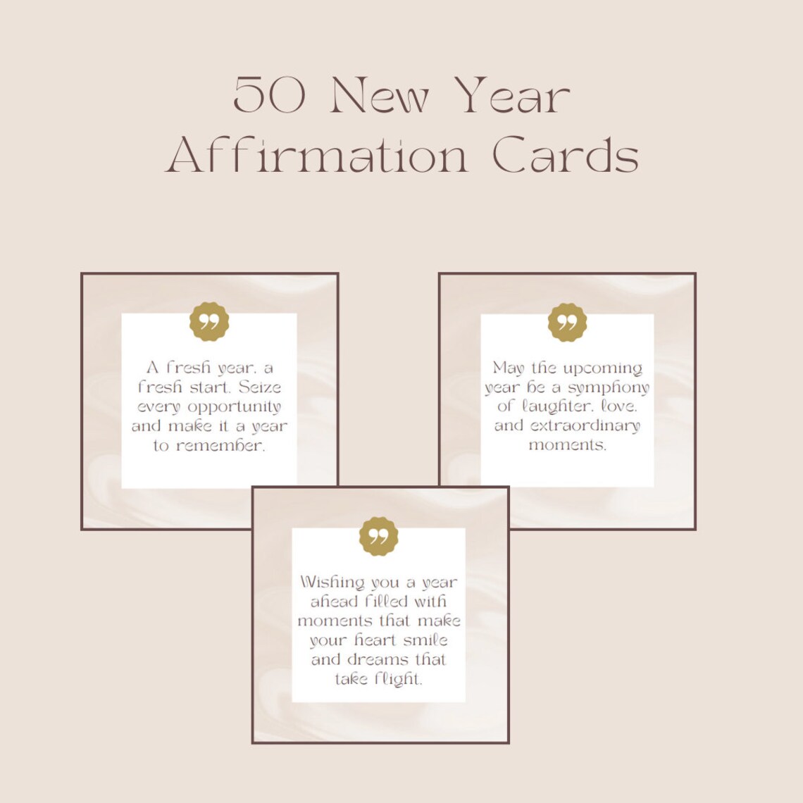 50 New Year Quotes and Affirmations for Positive Beginnings Printable ...