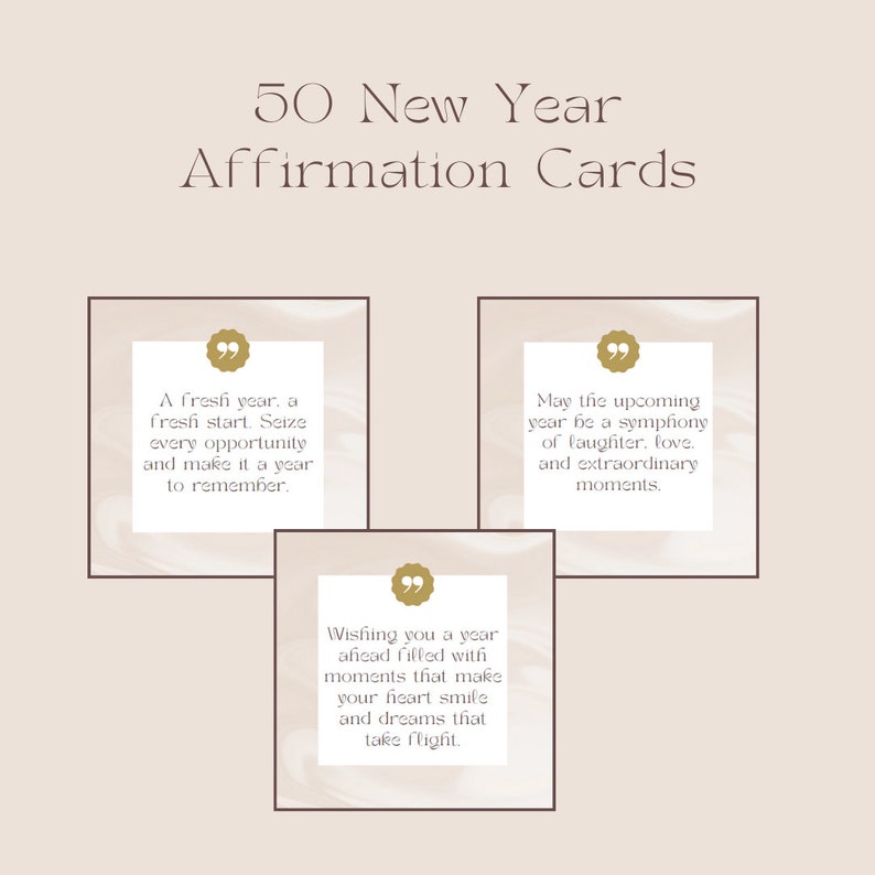 50 New Year Quotes and Affirmations for Positive Beginnings | Printable ...