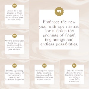 50 New Year Quotes and Affirmations for Positive Beginnings | Printable ...