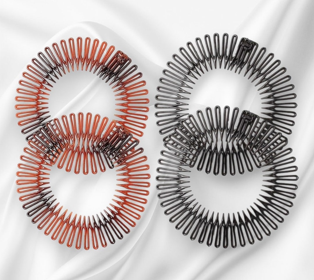 Pair of Flexi Combs Hair Bands Sports Headbands With Teeth - Etsy Australia