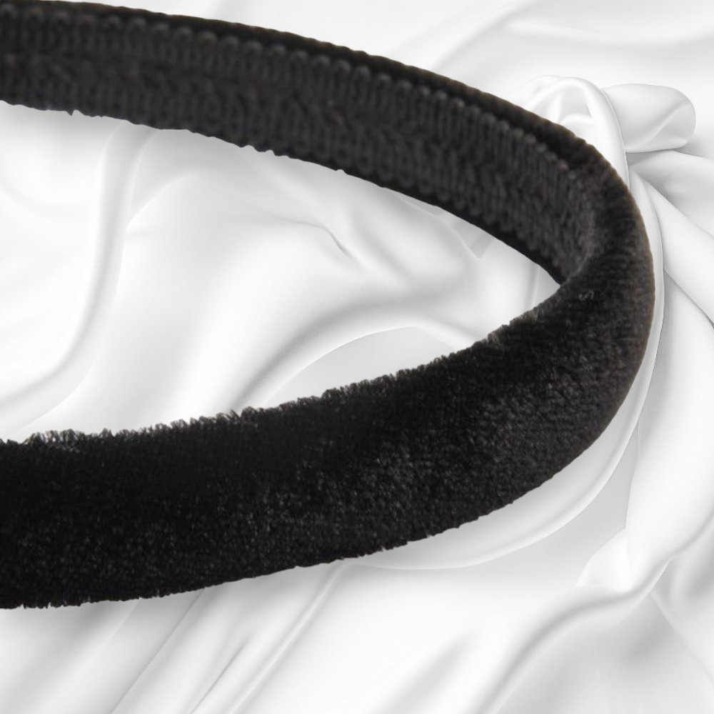 Black Velvet Feel Girls Alice Band Hair Band Headband 1.5cm - Etsy