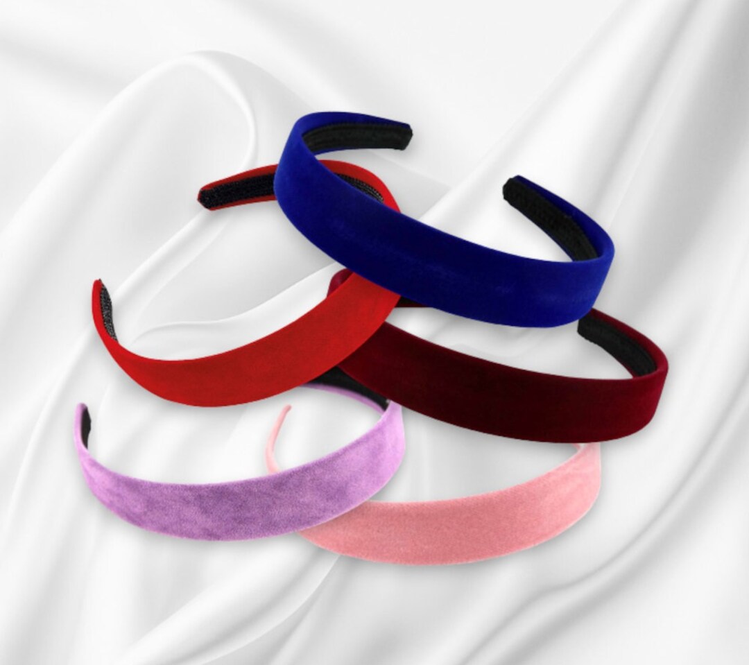 Velvet Feel Alice Hair Band Headband 2.5cm Colour Choice - Etsy UK