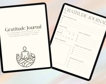 Digital Gratitude Journal | Daily Gratitude Journal for Ipad, Goodnotes ...