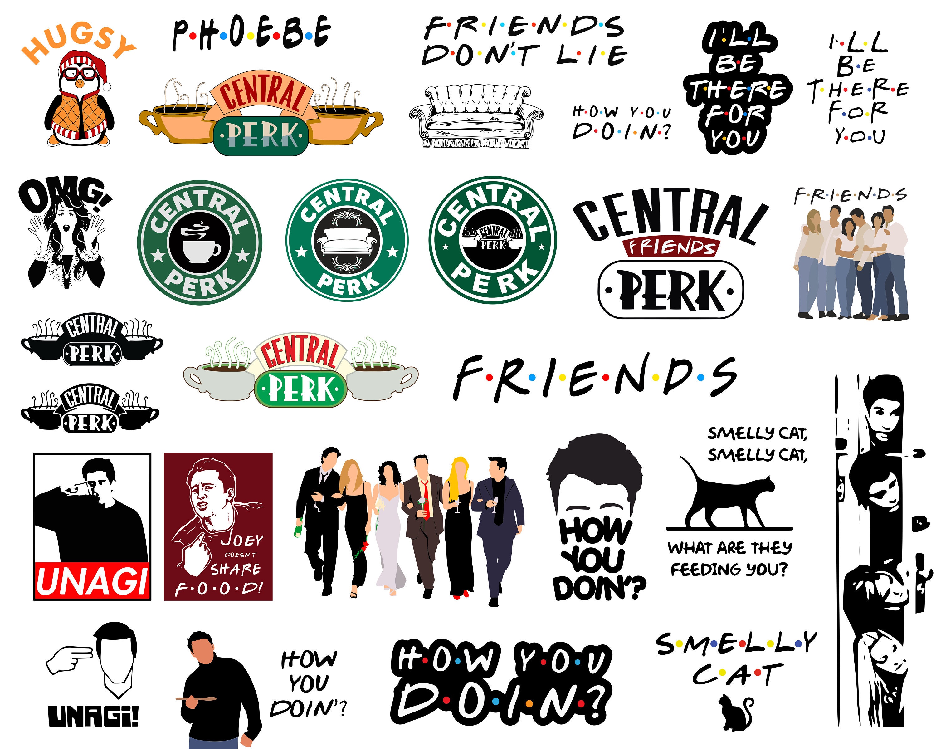 Central Perk Cafe Logo Central Perk Cafe Logo