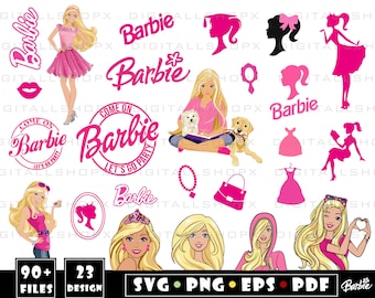 Vintage Barbie Logo Vector