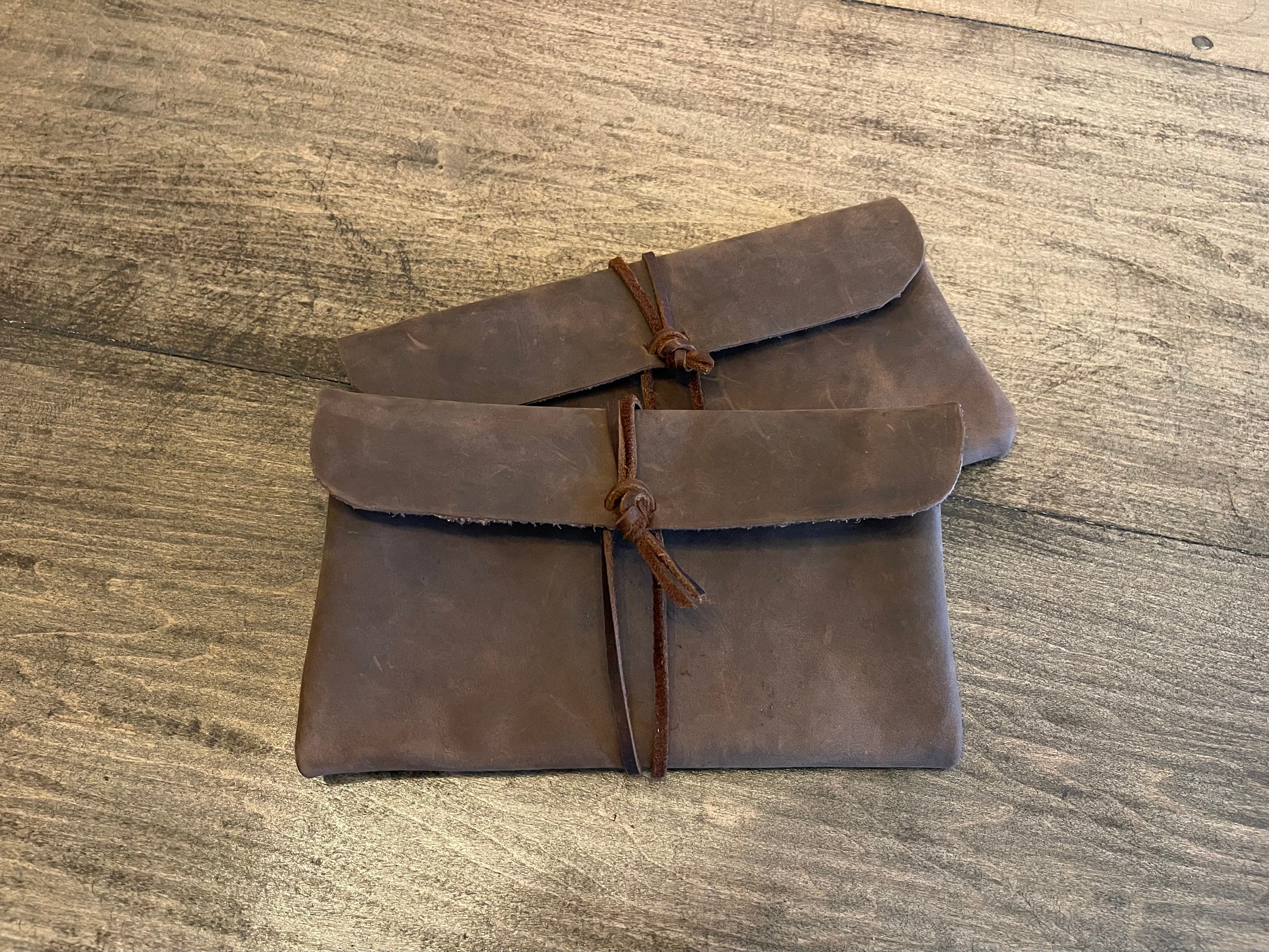 Genuine Leather Carry Pouch (hidden Stitch) - Etsy