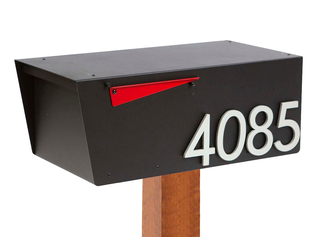 Lockable Mailbox, Post-mounted Secure Design #HC139 - Etsy