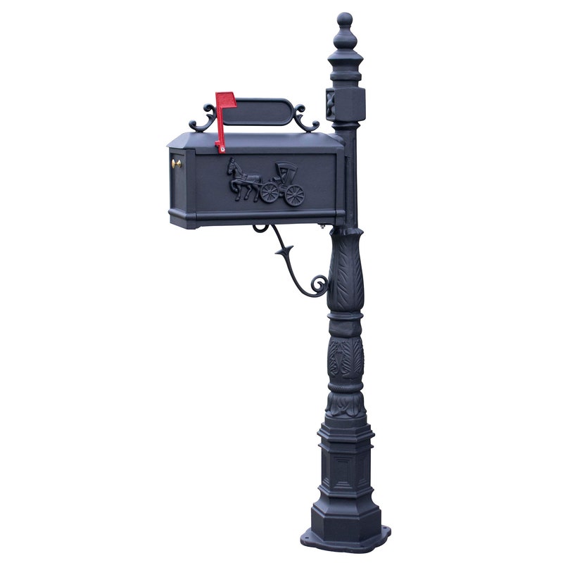 Vintage Cast Iron Mailbox - Etsy