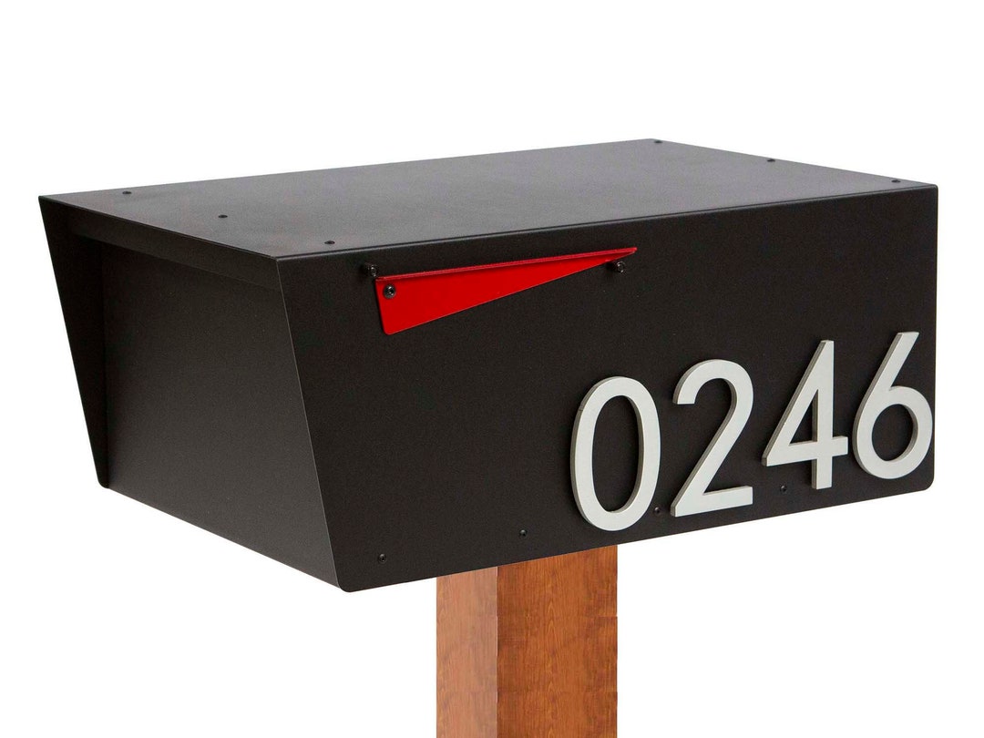 Extra Wide Mailbox, Post-mounted Modern Design #HC120 - Etsy