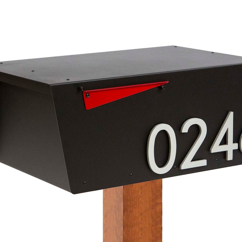 Modern Mailbox With Post - Etsy